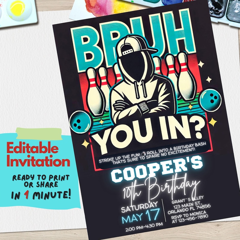 Bowling Themed Party - Etsy