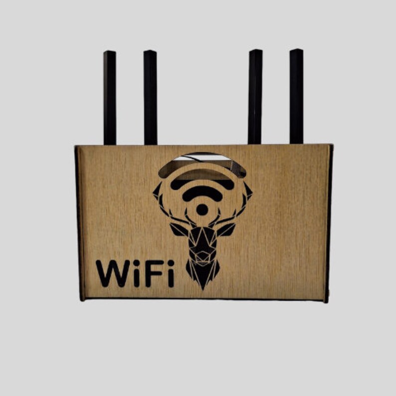 Wifi Router Box SVG: Laser Cut File, Tech Home Decor (digital Download ...