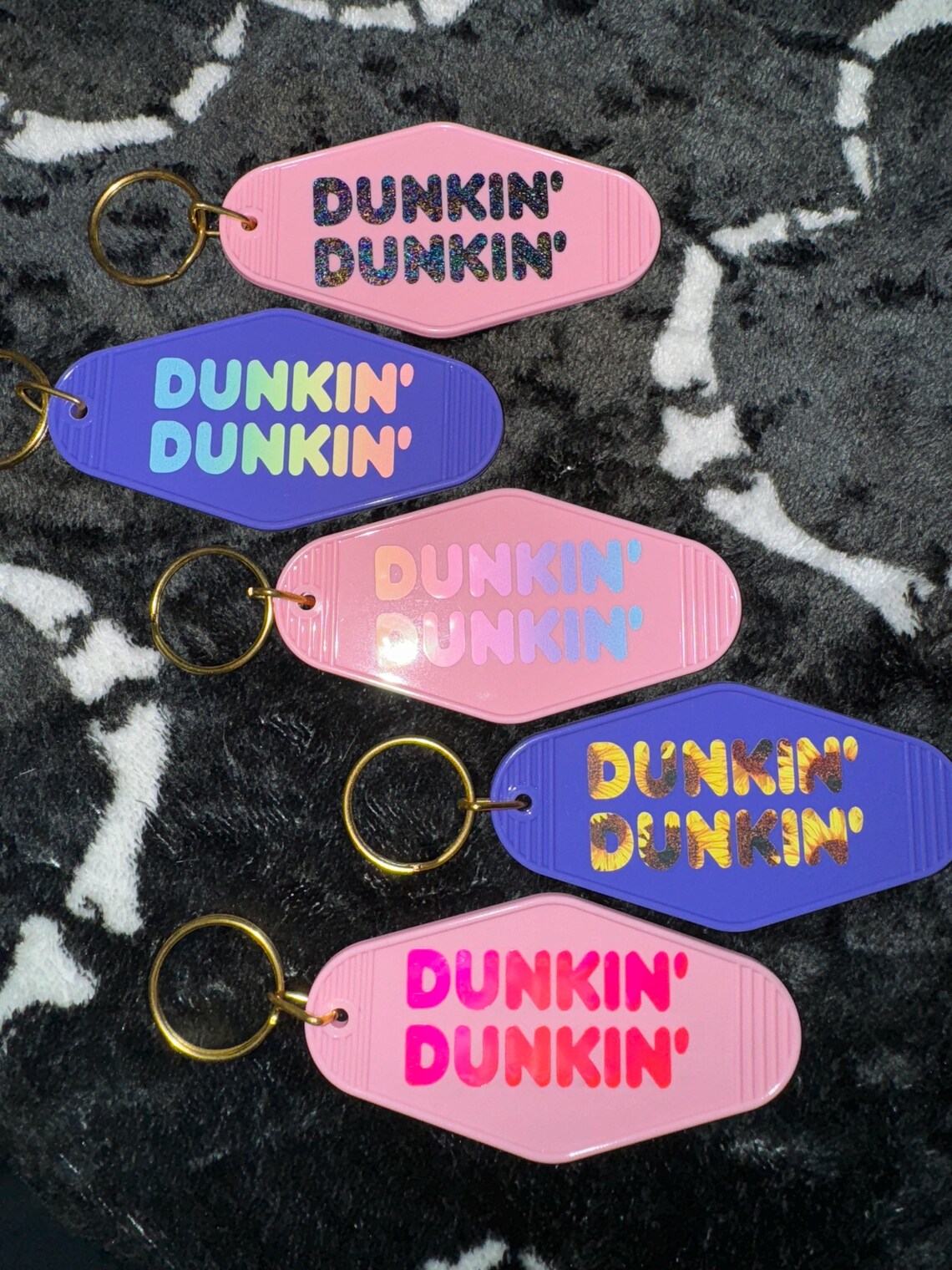 Dunkin’ Donuts Inspired Motel Key Keychains (1) - Etsy