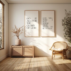 Do It All for the Glory of God | Bible Verse Art Minimalist Scripture ...