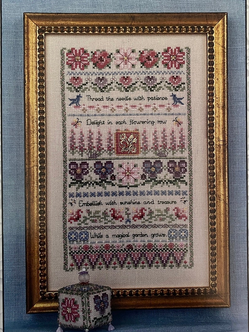 Special Edition 2024 Magical Sampler and Pin Cube Cross Stitch Chart W ...
