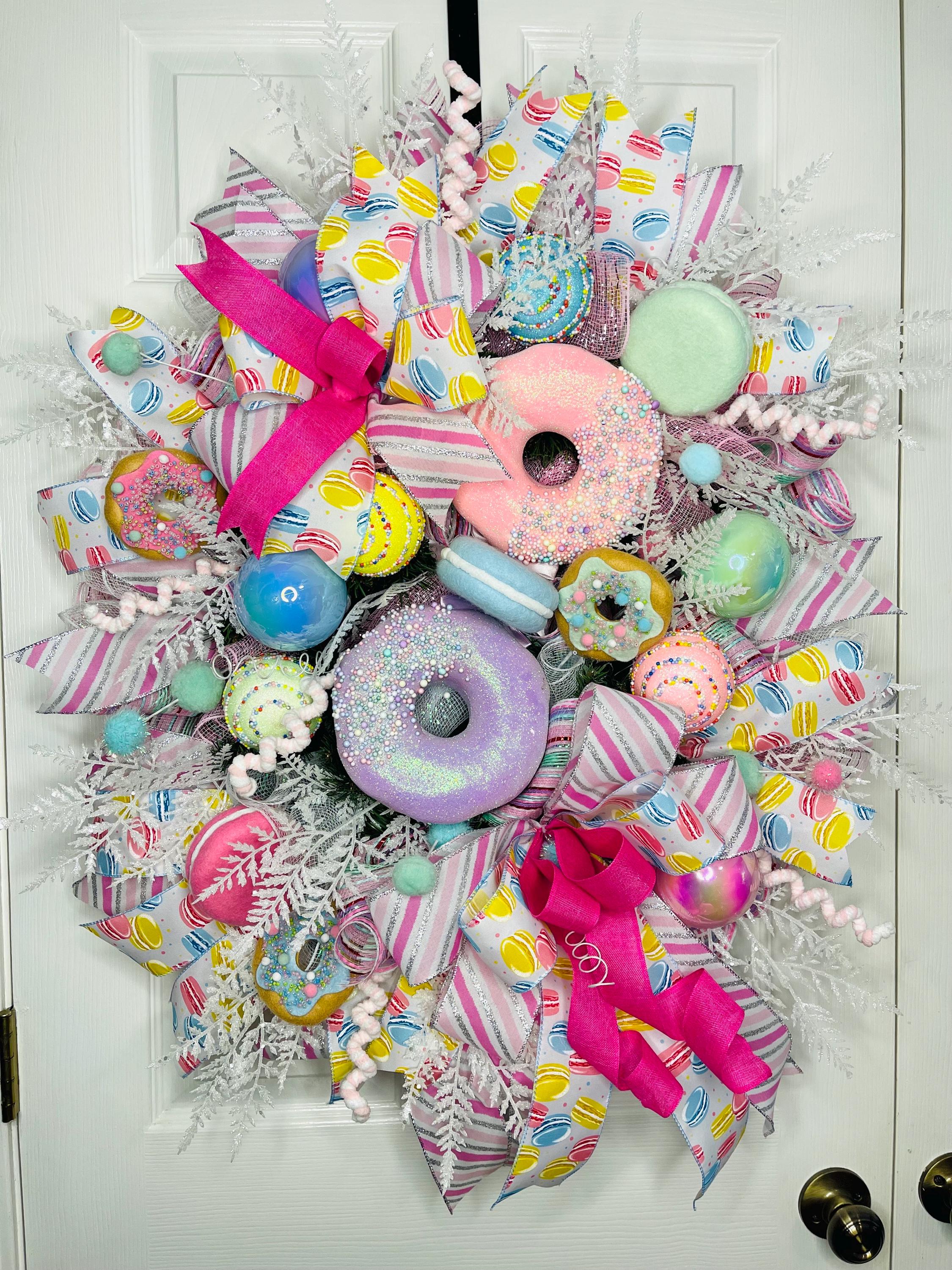 Candyland Christmas Wreath - Etsy