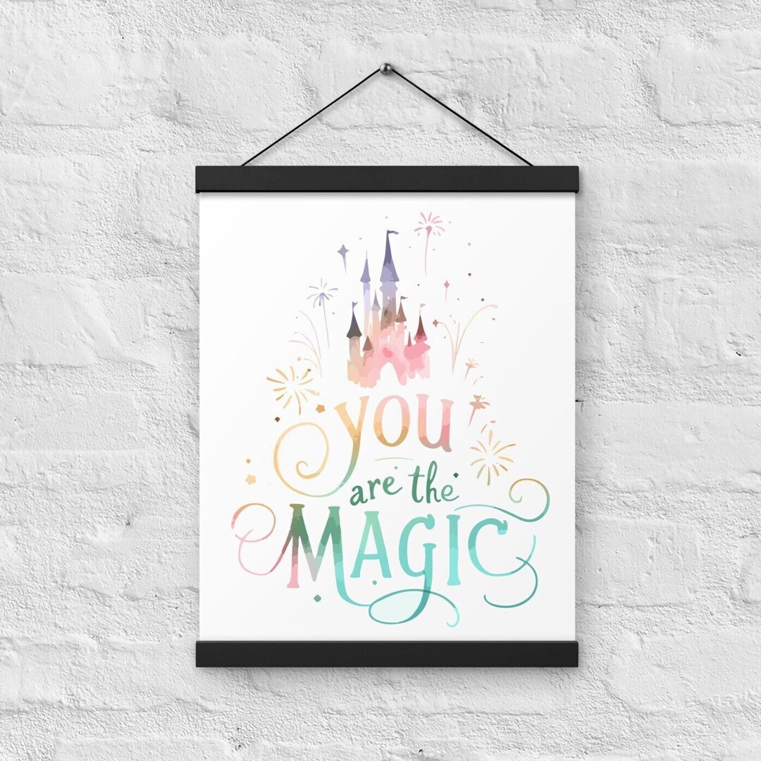 Magical Kingdom Fireworks Walt Disney World Inspired Watercolor Print ...