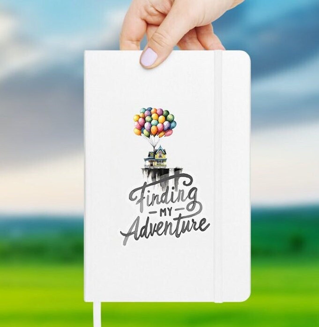 Notebook Inspired by Disney's UP Watercolor Adventure Balloon House ...