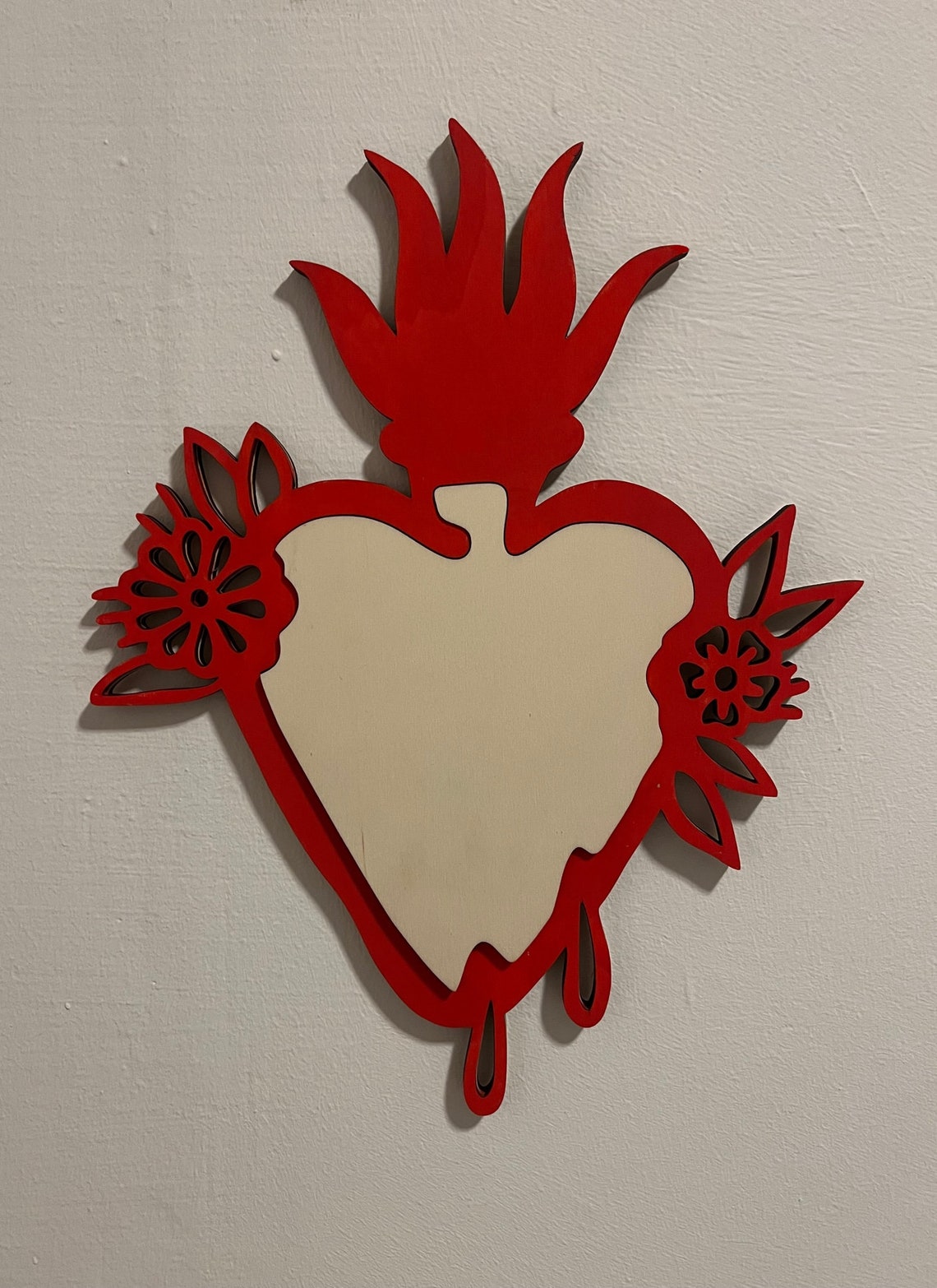 Heart Frame Old-school Tattoo for Pictures - Etsy UK