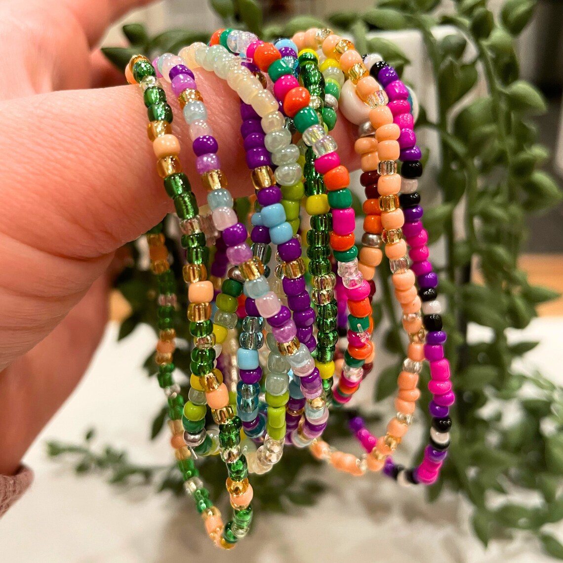 Customize Your Own! Beaded Bracelets - Set of 3 - XS, S, M, L, XL - Etsy