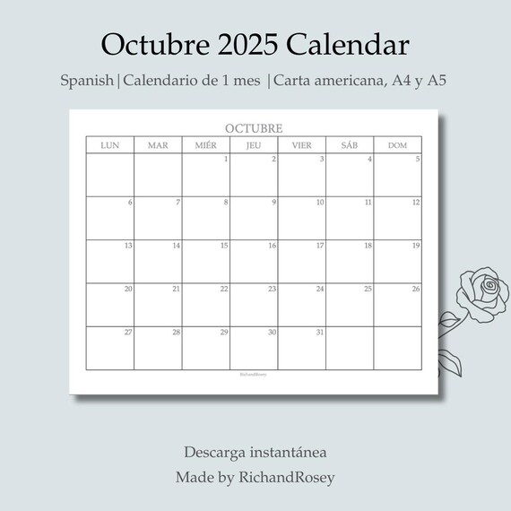 Spanish Holidays Calendar 2025