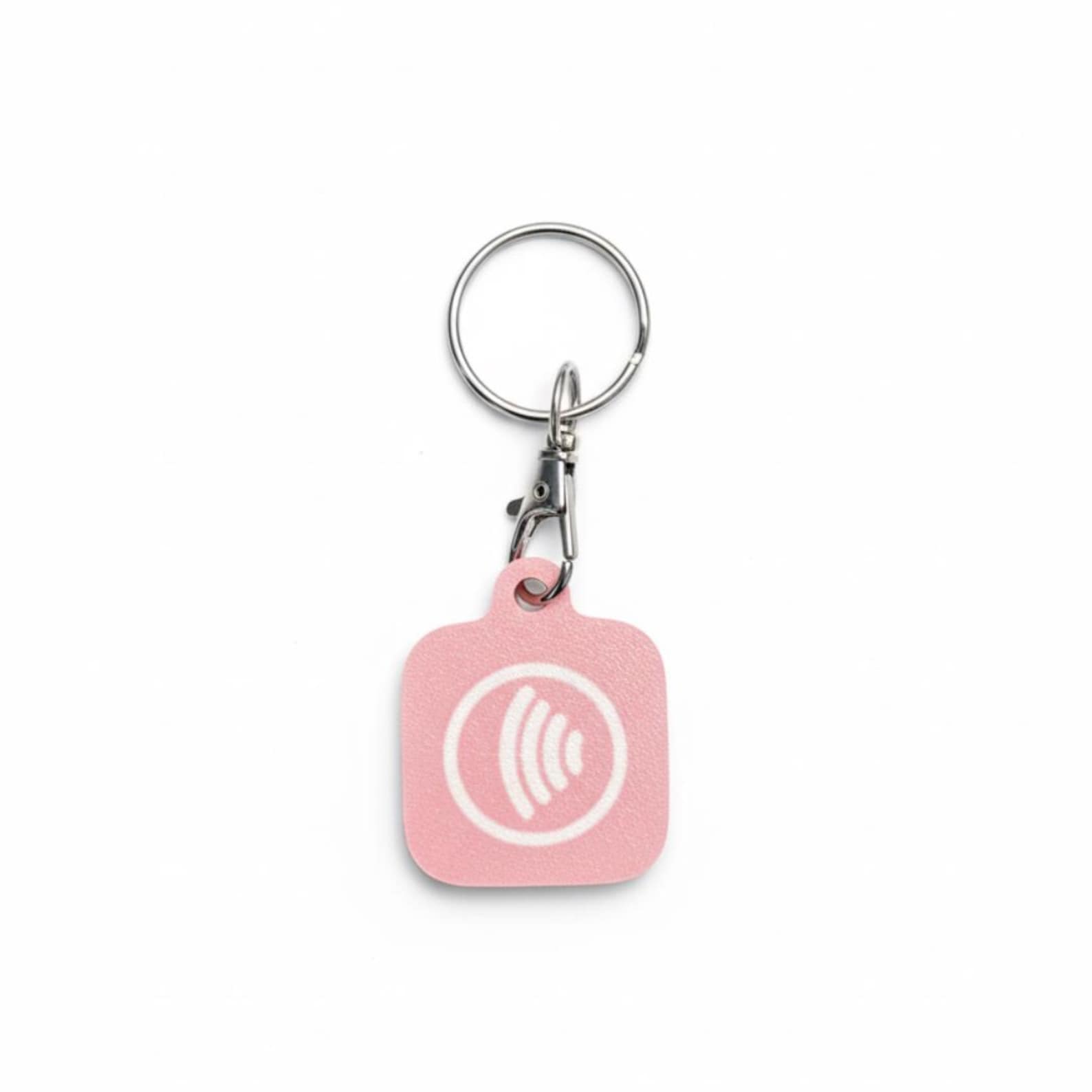 Customizable 3D Printed NFC Keychain STL File: Social Media Branding ...