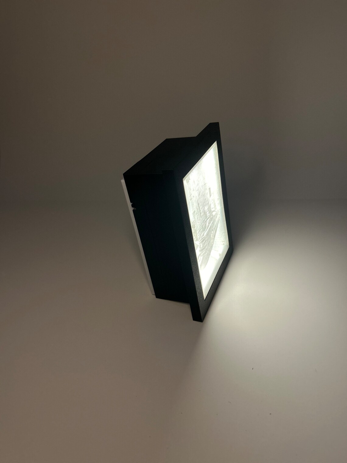 Custom 3D Printed Lithophane Picture in Black Frame Personalized Photo ...