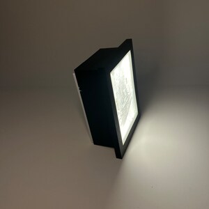 Custom 3D Printed Lithophane Picture in Black Frame Personalized Photo ...