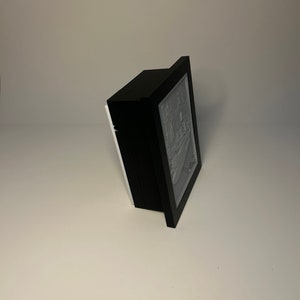 Custom 3D Printed Lithophane Picture in Black Frame Personalized Photo ...