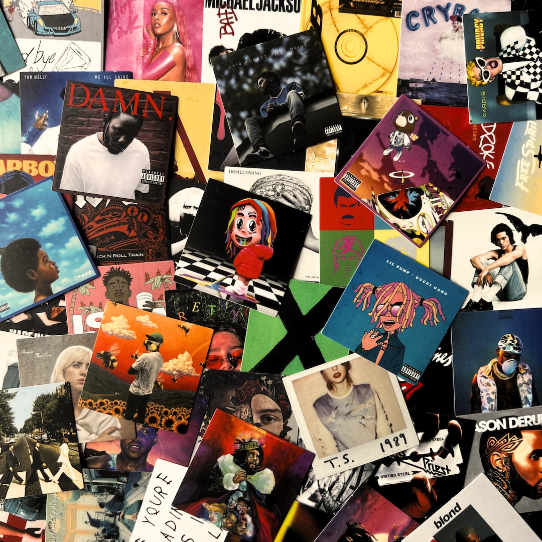 Album Cover Stickers Album Stickers, Gift Stickers, Music Art Stickers ...