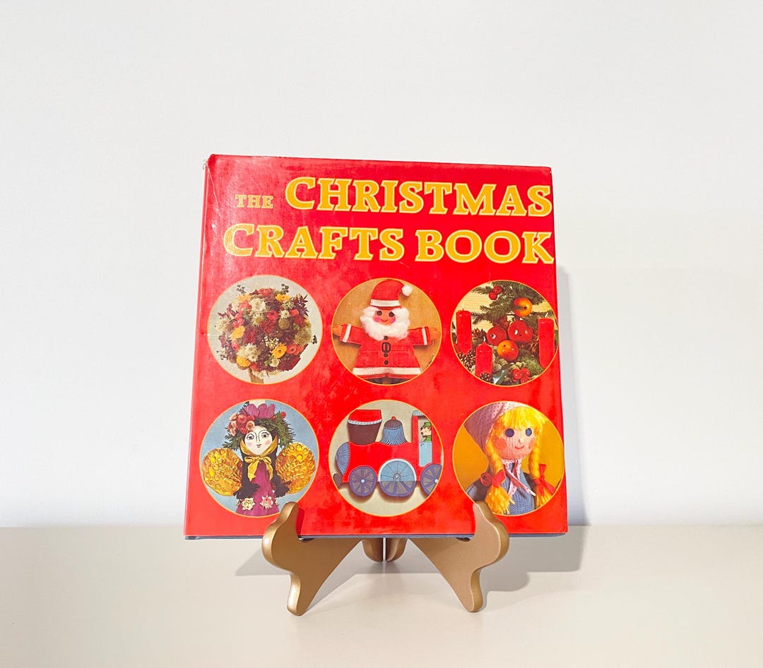 Vintage "christmas Crafts Book" First Edition Hardcover Published in ...