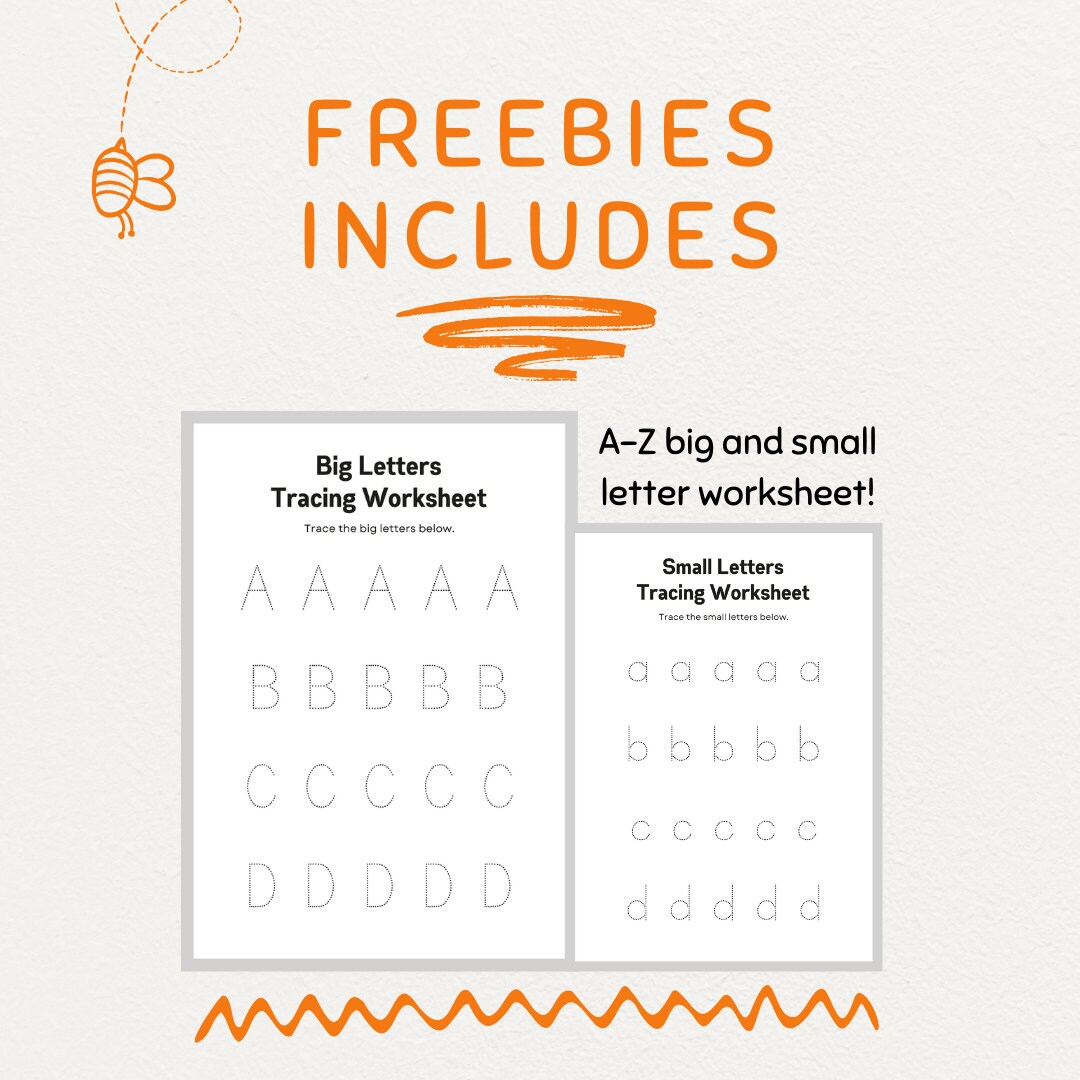 ABC Tracing Workbook | Printable Alphabet Tracing Worksheets A-Z ...