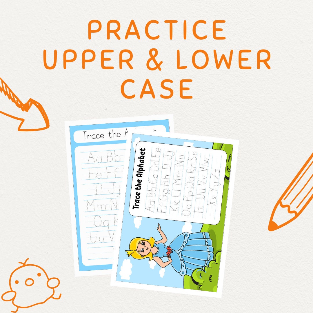 ABC Tracing Workbook | Printable Alphabet Tracing Worksheets A-Z ...