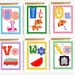 26 ABC Flash Cards, Educational Cards, A-Z Cards, Alphabet Flashcards ...