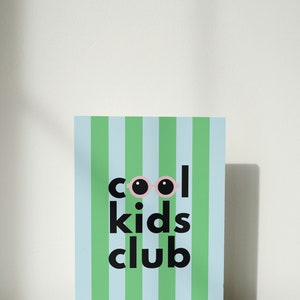Digital Download Premium Cool Kids Club Stripe and Sunglasses Print ...