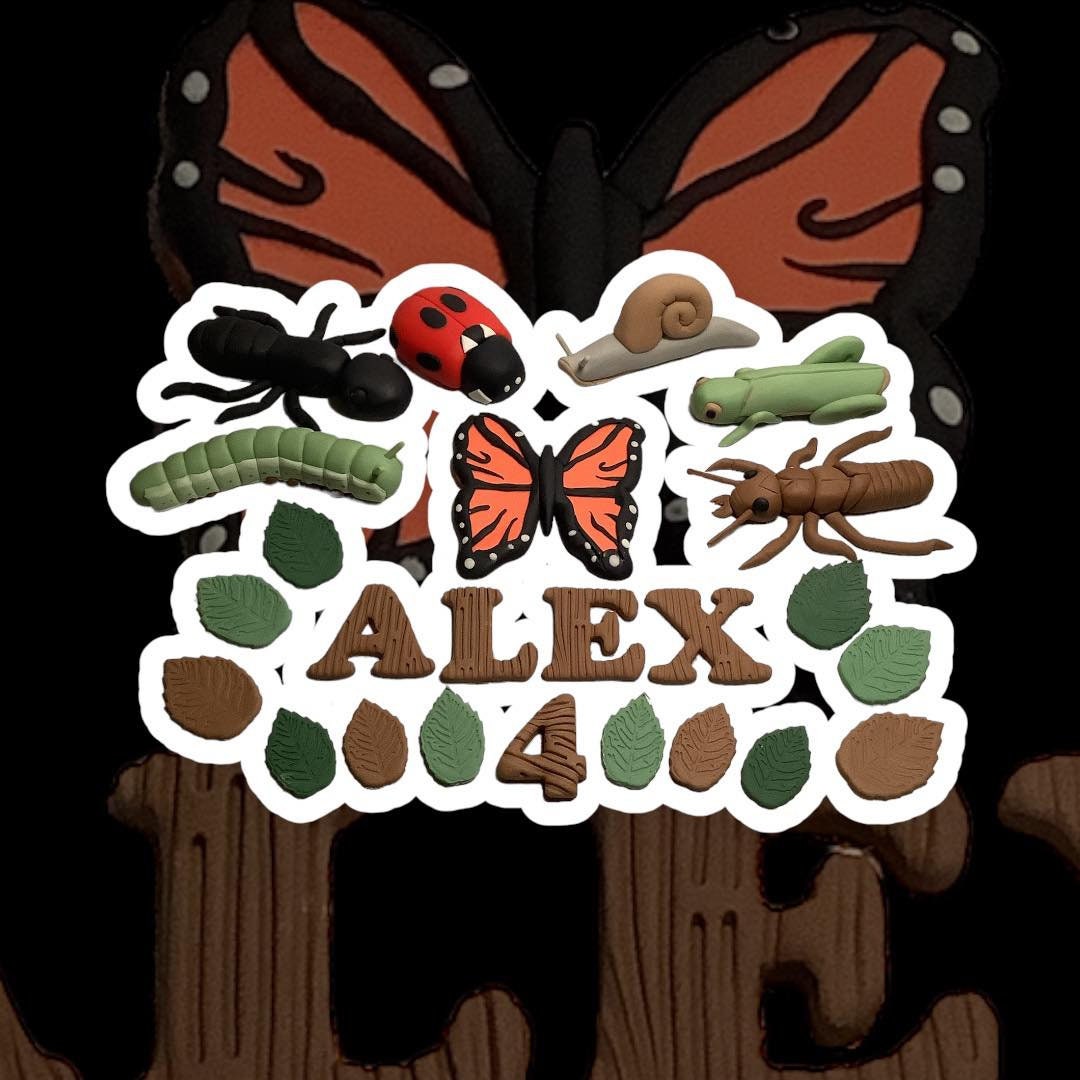 Insect Cake Topper, Bug Cake Topper, Creepy Crawlies Cake Topper ...