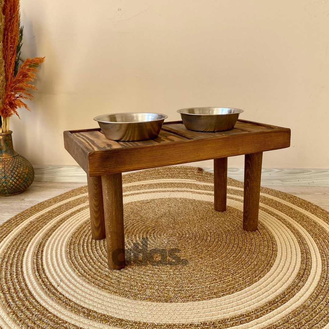 Modern Dog Food Stand, Dog Food Stand, Large Dog Feeder, Elevated Pet ...