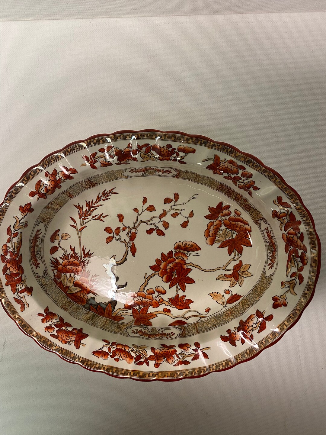 Vintage Copeland Spode India Tree 9.75inch Serving Dish Old Mark - Etsy