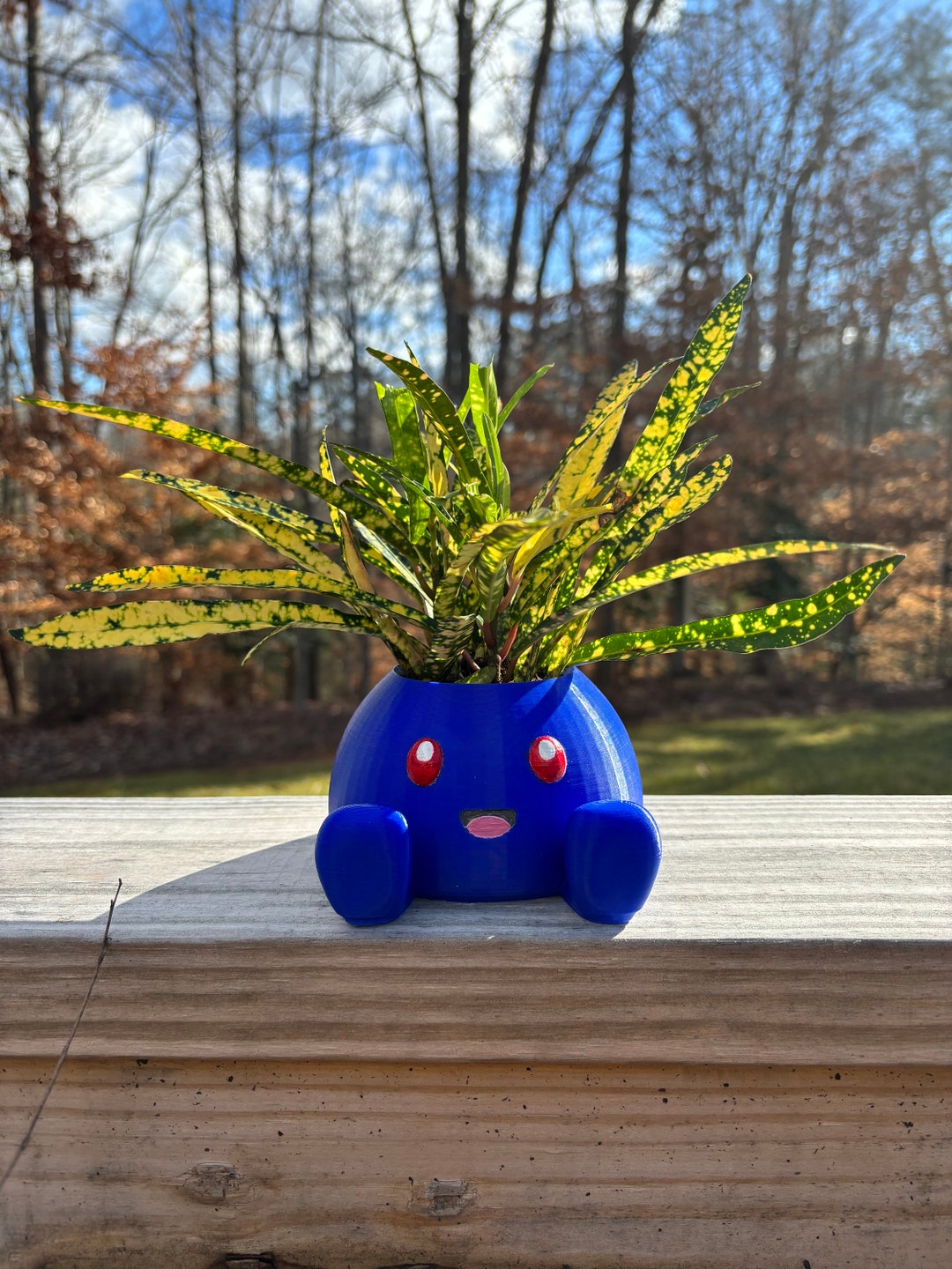 Pokemon Oddish Planter / Pokemon Planter / Small Plant, Succulant Plant ...