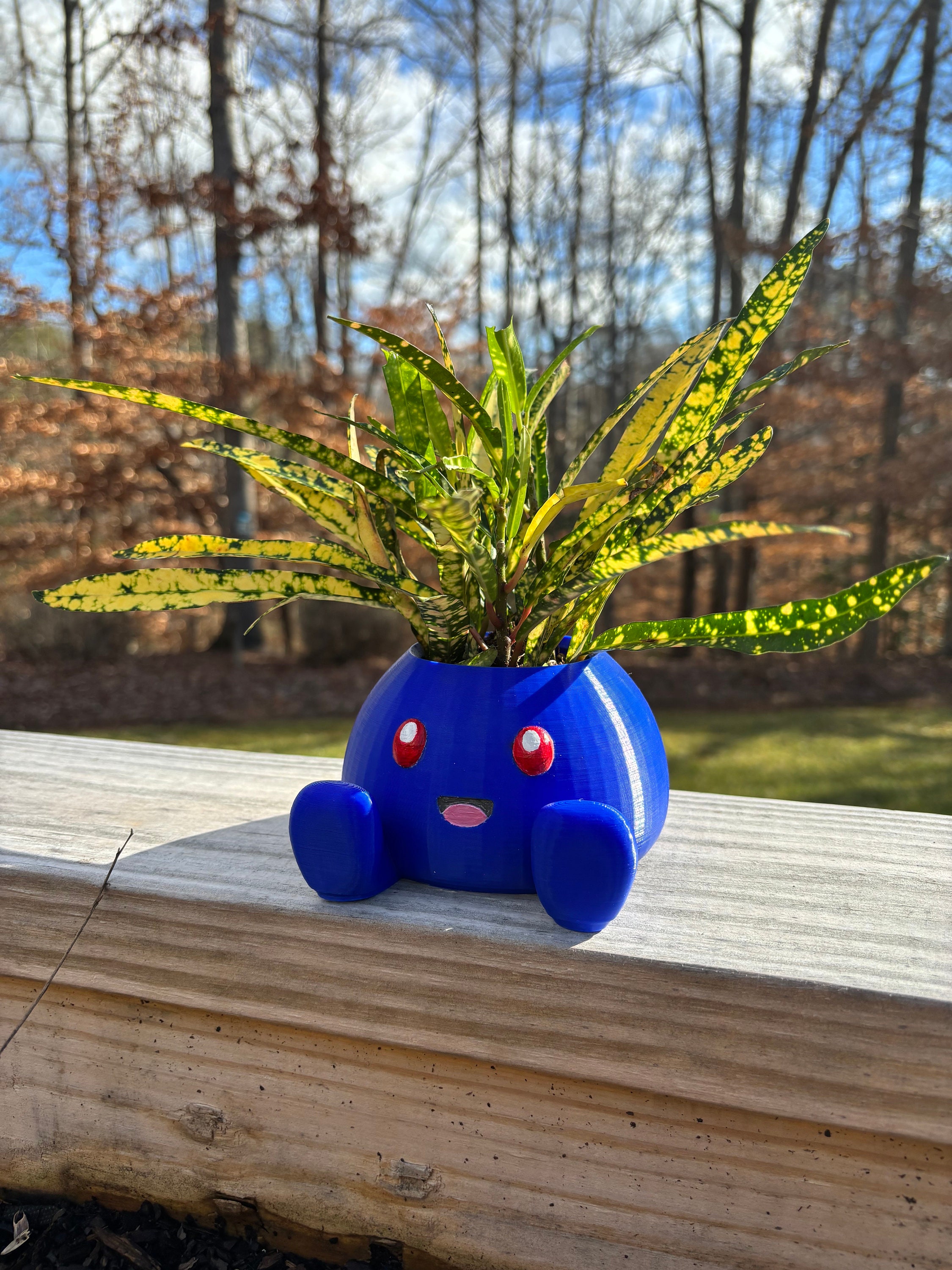 Pokemon Oddish Planter / Pokemon Planter / Small Plant, Succulant Plant ...