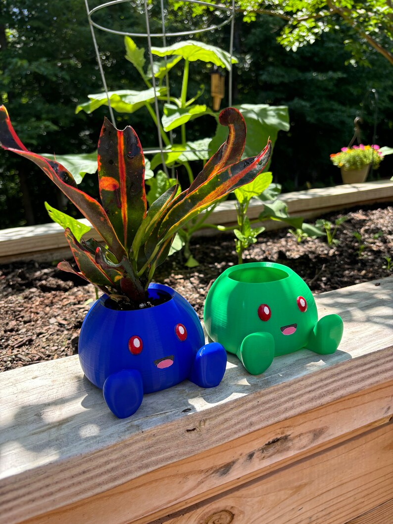Pokemon Oddish Planter / Pokemon Planter / Succulant Plant, Snake Plant ...