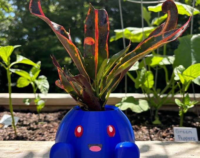 Pokemon Oddish Planter / Pokemon Planter / Small Plant, Succulant Plant ...