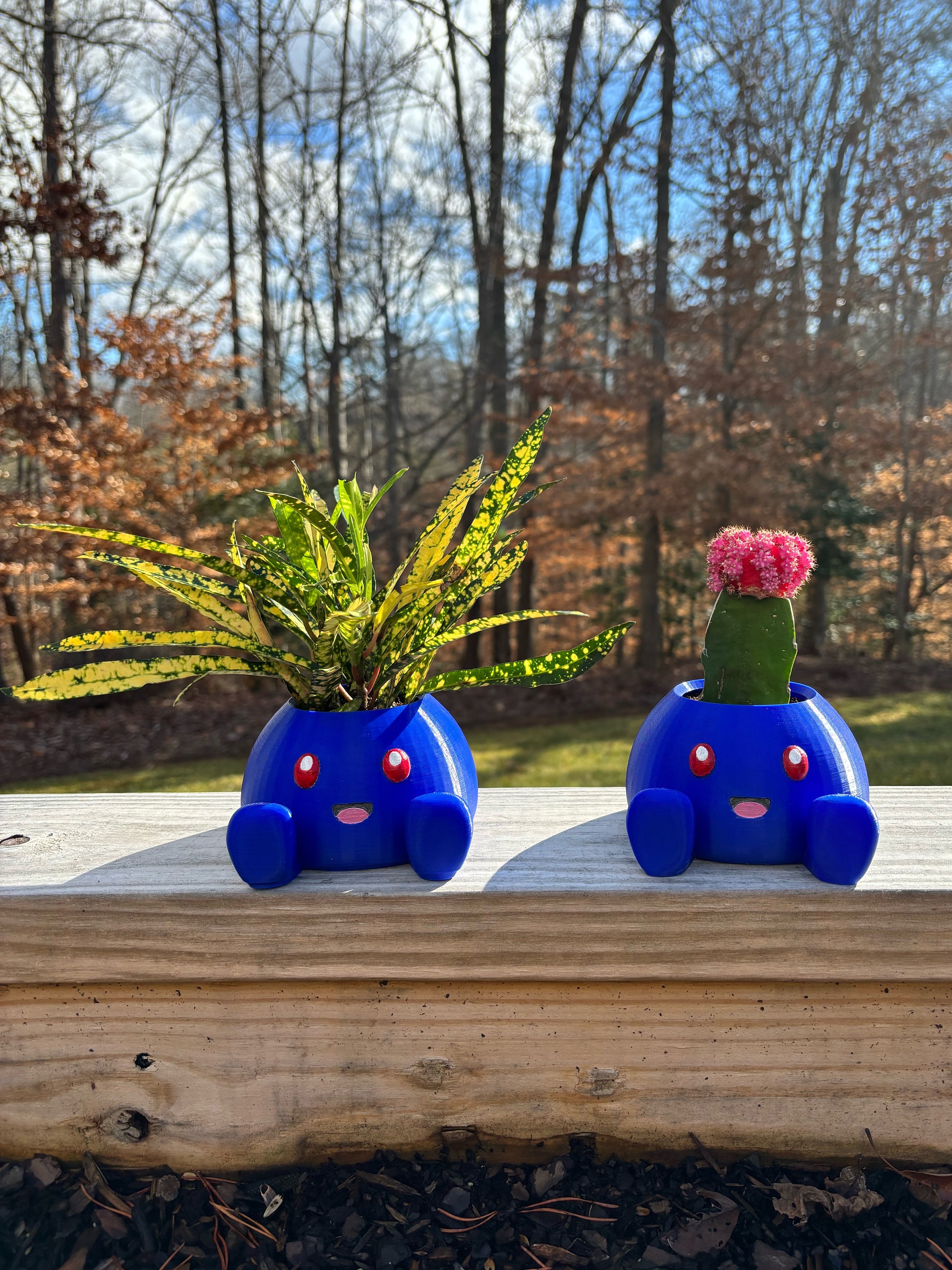 Pokemon Oddish Planter / Pokemon Planter / Small Plant, Succulant Plant ...