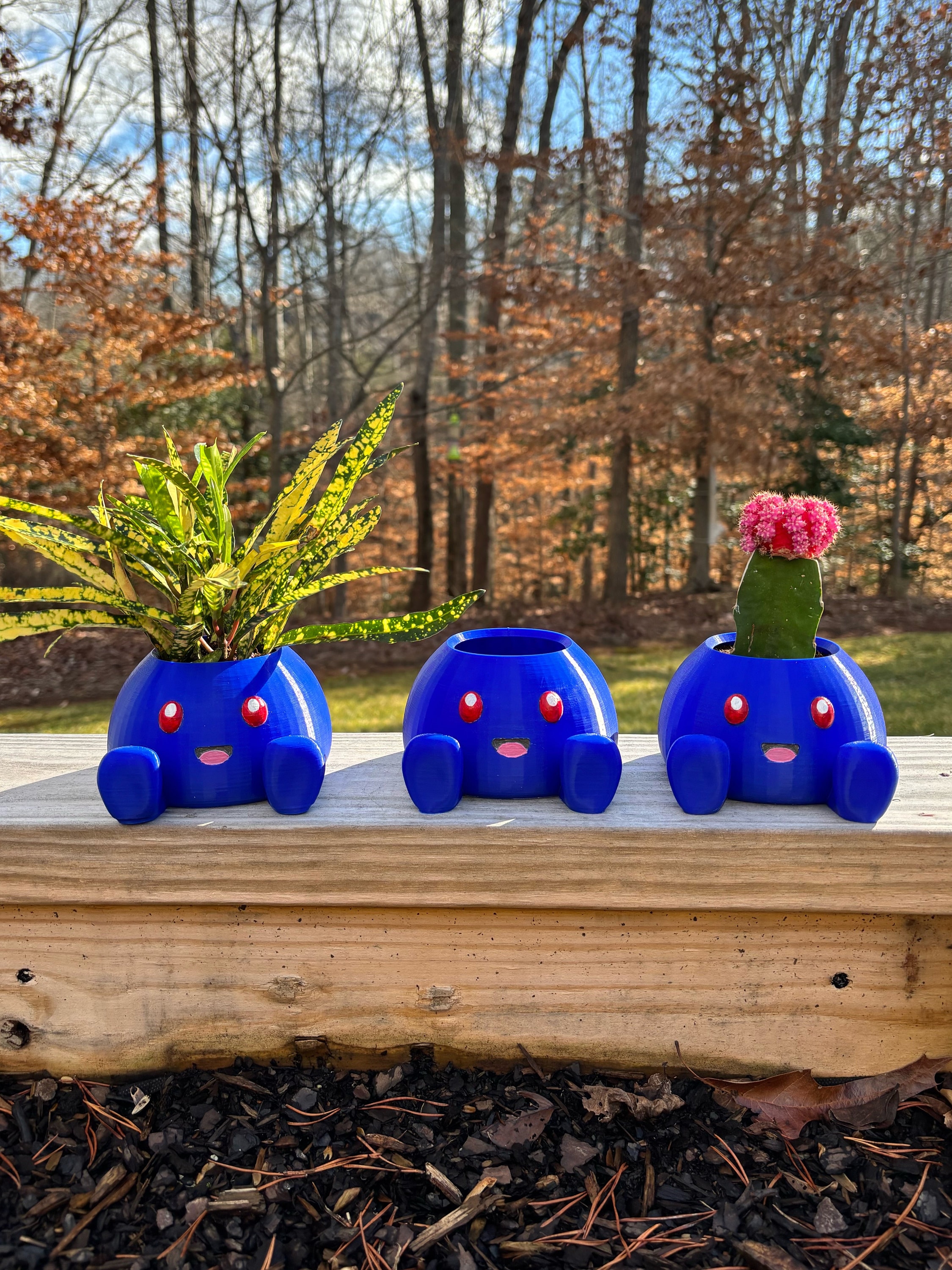 Pokemon Oddish Planter / Pokemon Planter / Small Plant, Succulant Plant ...