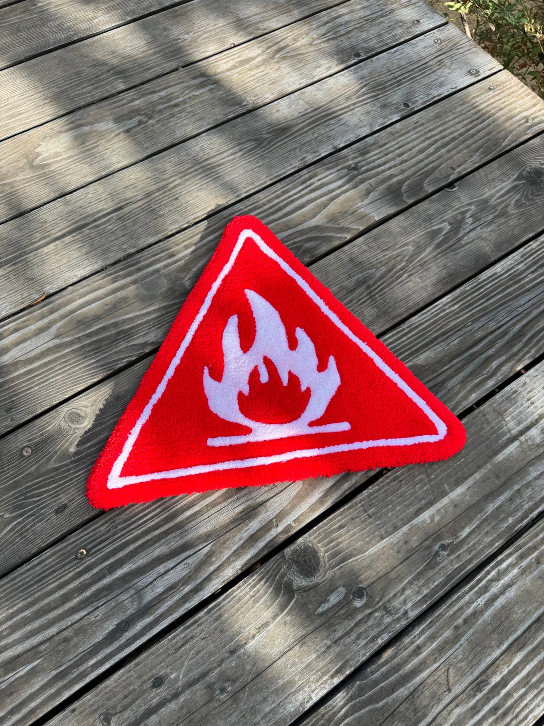 BURN WARNING Rug - Etsy