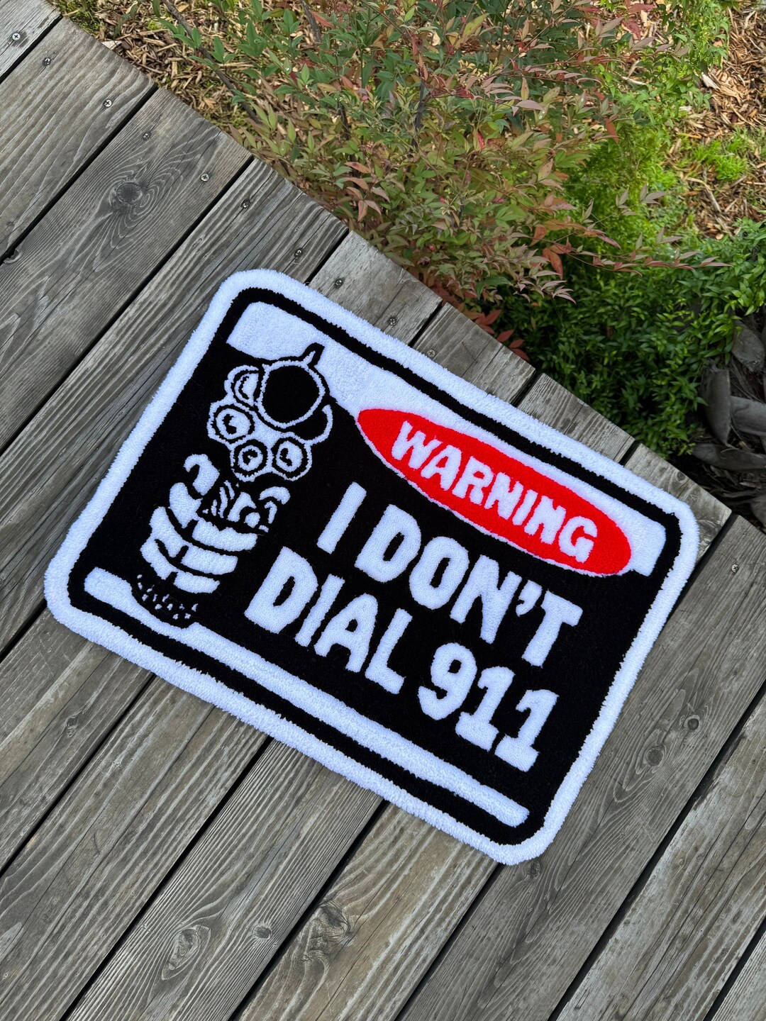 I DONT DIAL 911 Rug - Etsy
