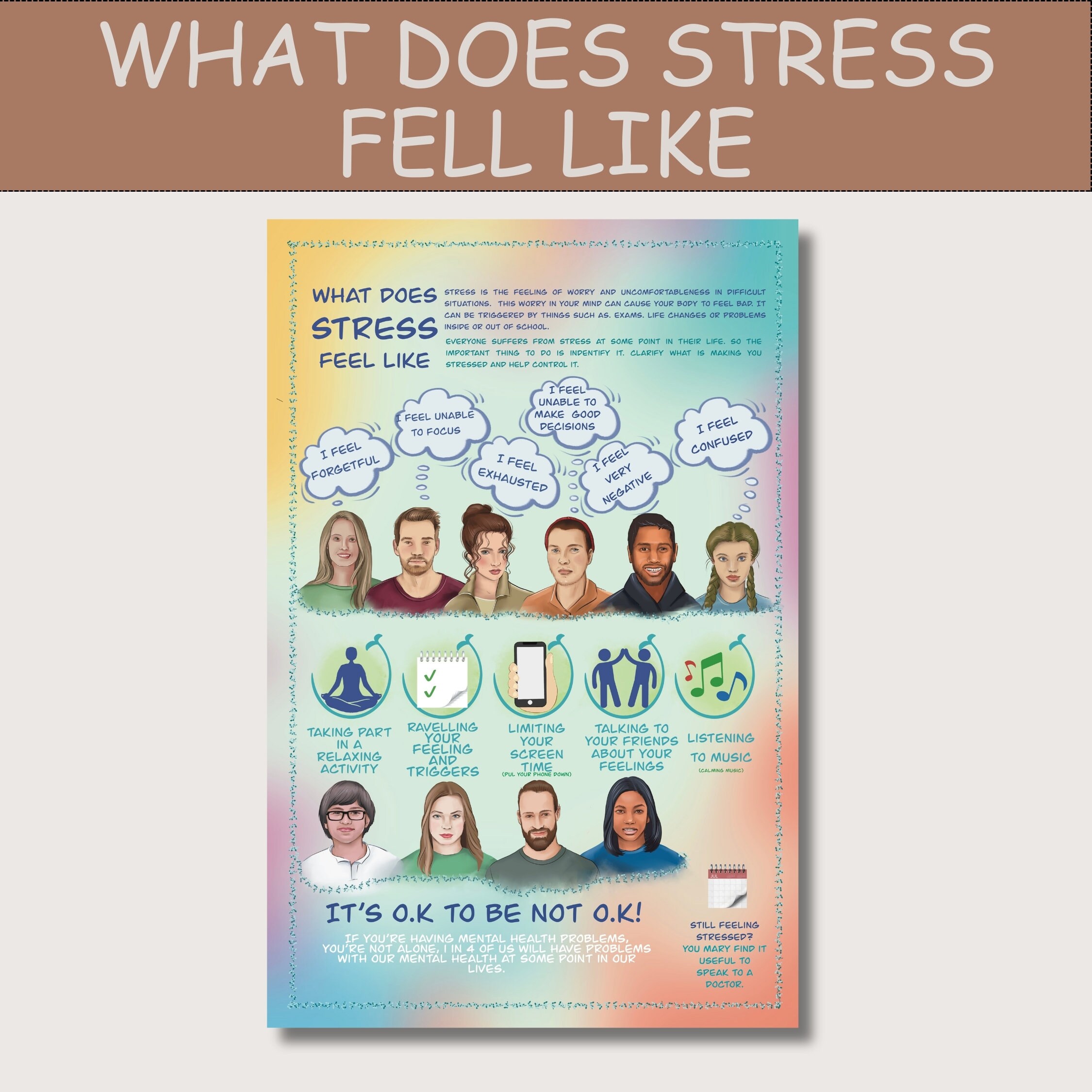 DBT Bundle Coping Skills Printable Poster Handout Cheat Sheet ...