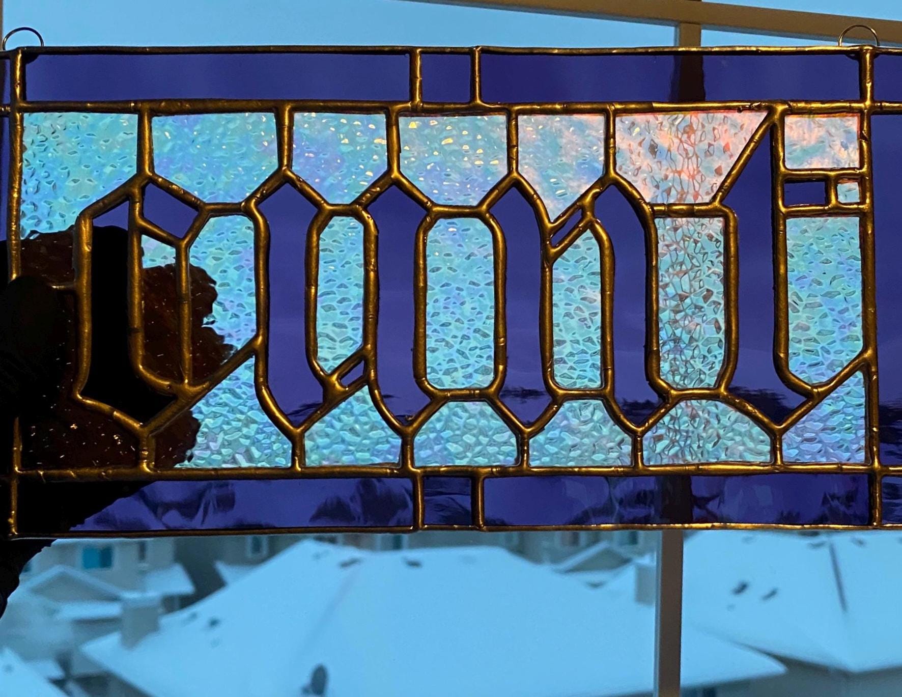 Custom Curse Word Stained Glass - Etsy