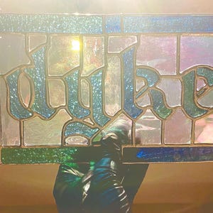 Custom Curse Word Stained Glass - Etsy