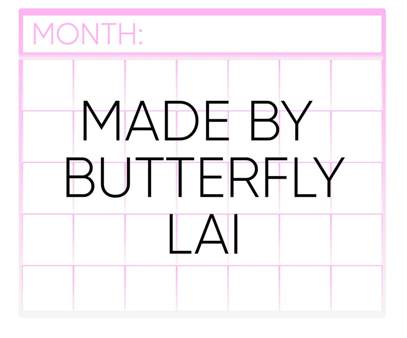 Pink and White Calendar Printable - Etsy