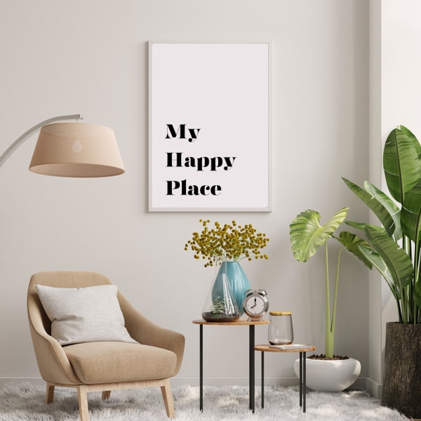 Happy Place Art - Etsy