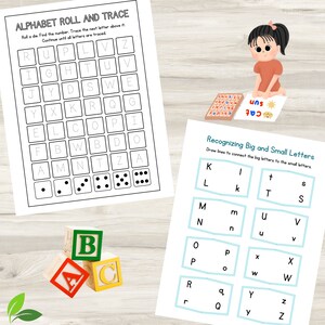 50 Printable Uppercase and Lowercase Alphabet Tracing Worksheets ...