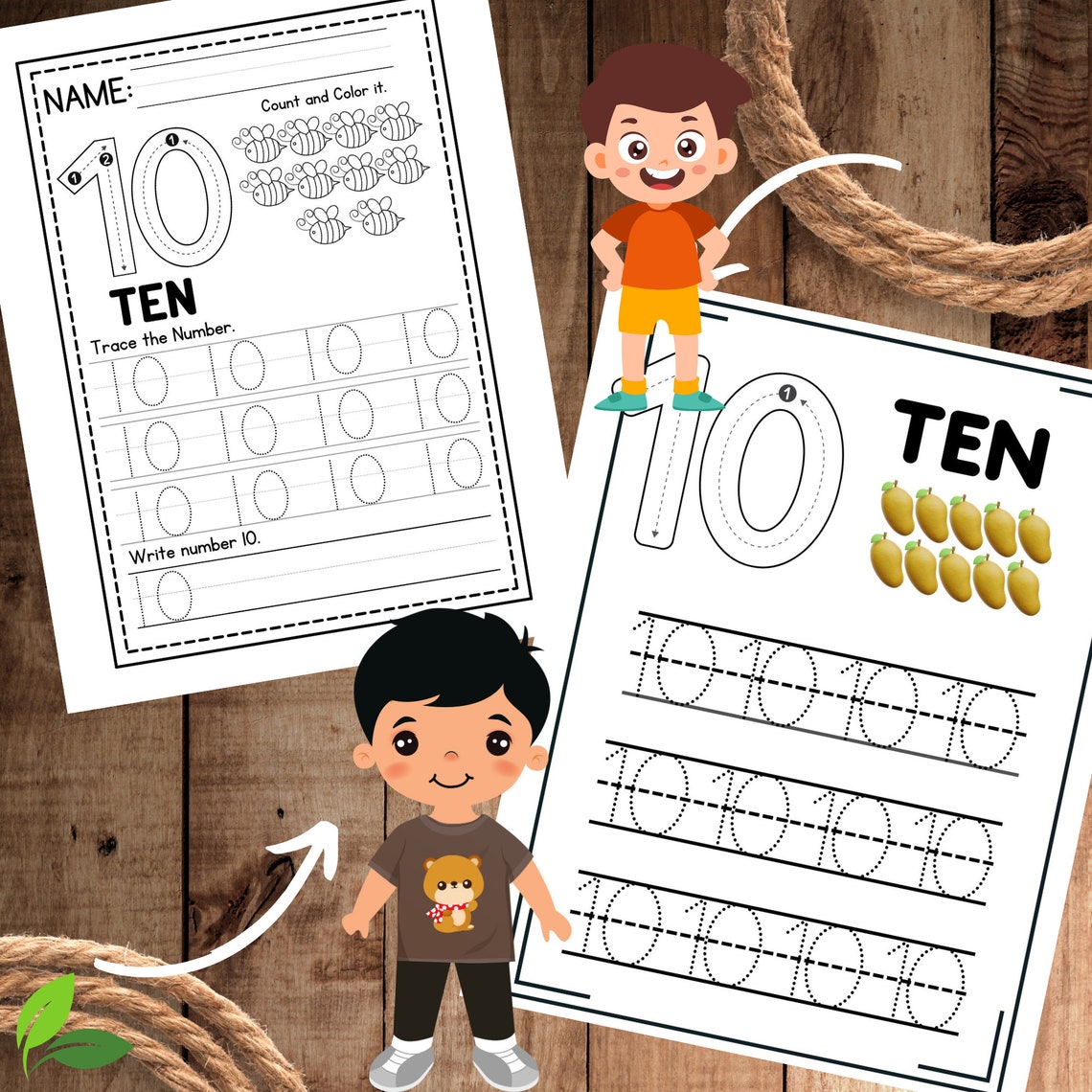 Numbers Formation Flashcards, 0 to 10 With Tracing Practice, Math Cards ...