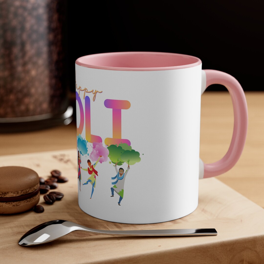 Happy Holi, Holi Mug, Holi Hai, Festival of Color, Holi Gift, India ...