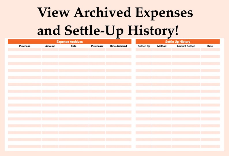 Couple Expense Tracker Spreadsheet Simplify Your Finances Together - Etsy