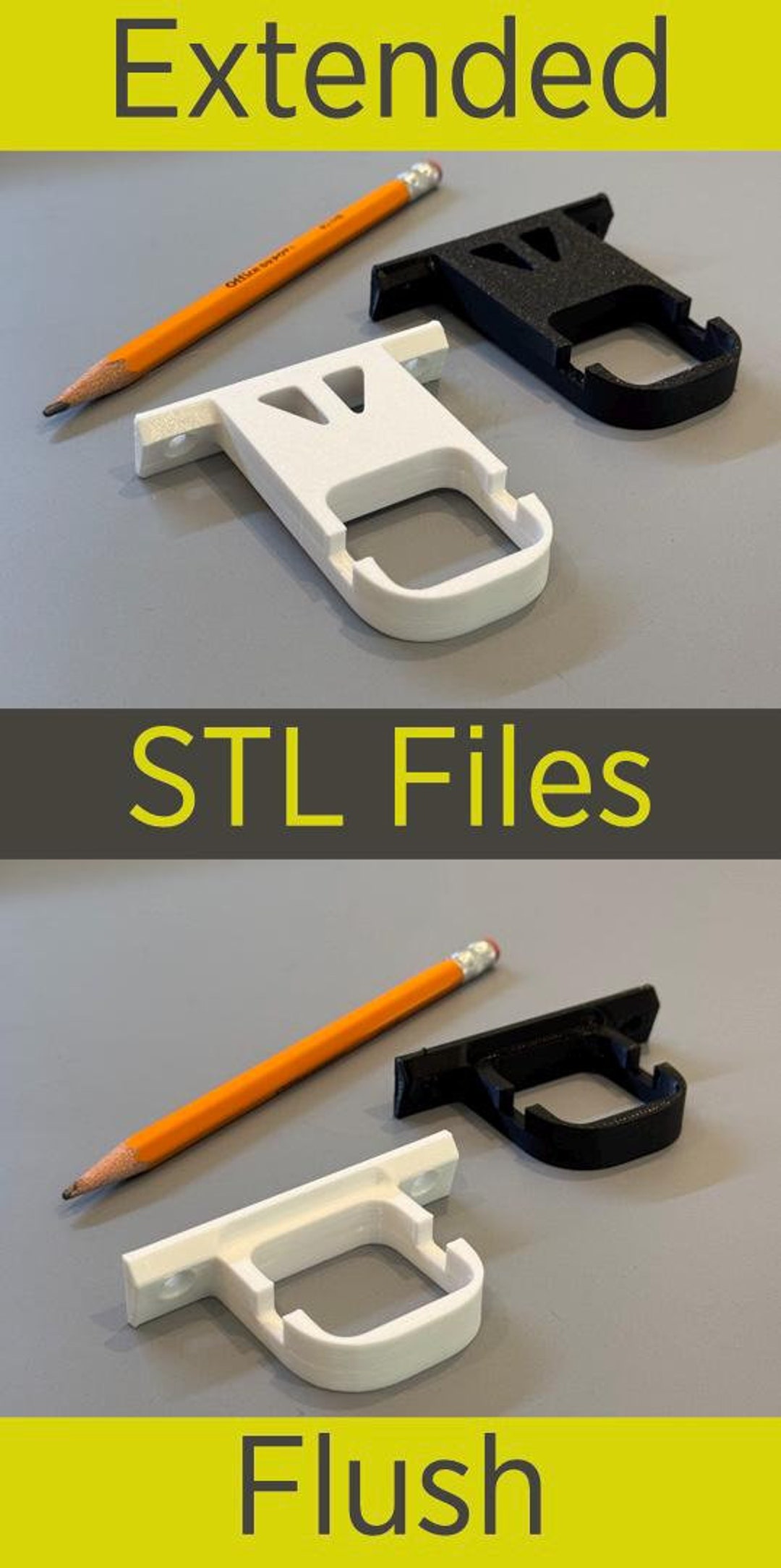 3D Printer Files - Govee Non-pro (version 2, Elite) Compatible Bracket ...