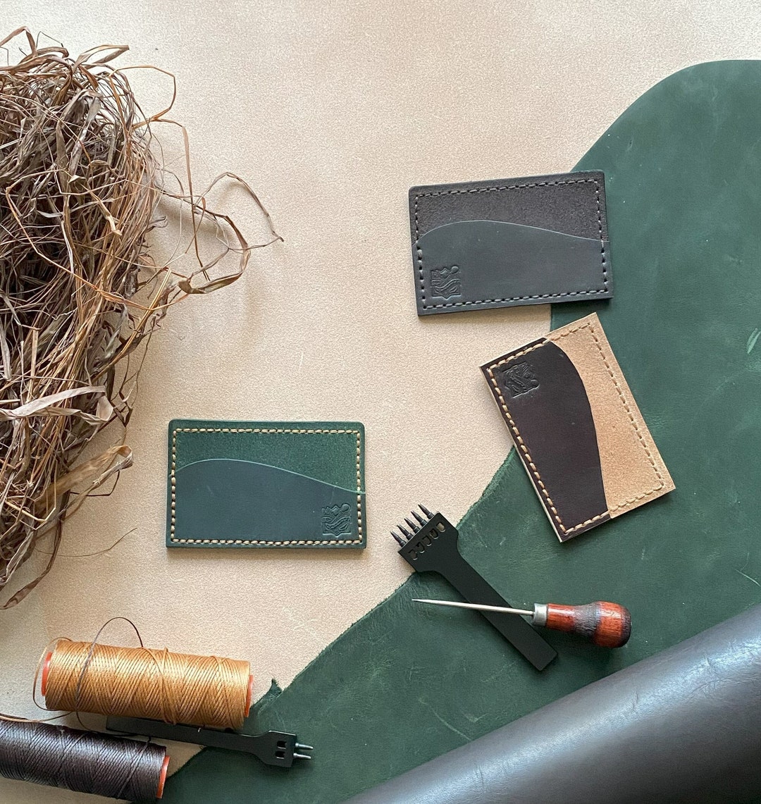 Handmade Cardholders Cardholder for Men Handmade Leather Card Holder ...