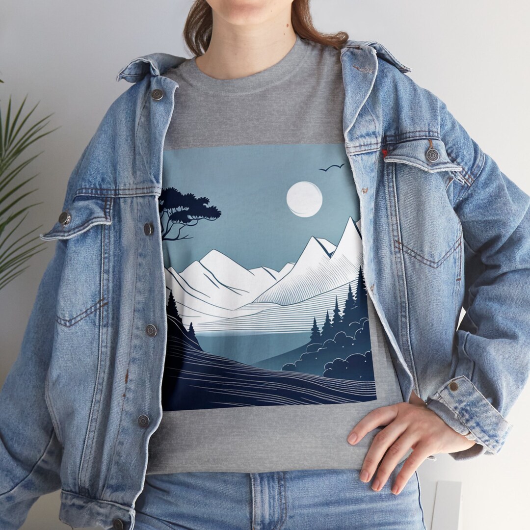 Wildlife Chilling Night Unisex Heavy Cotton Tee - Etsy