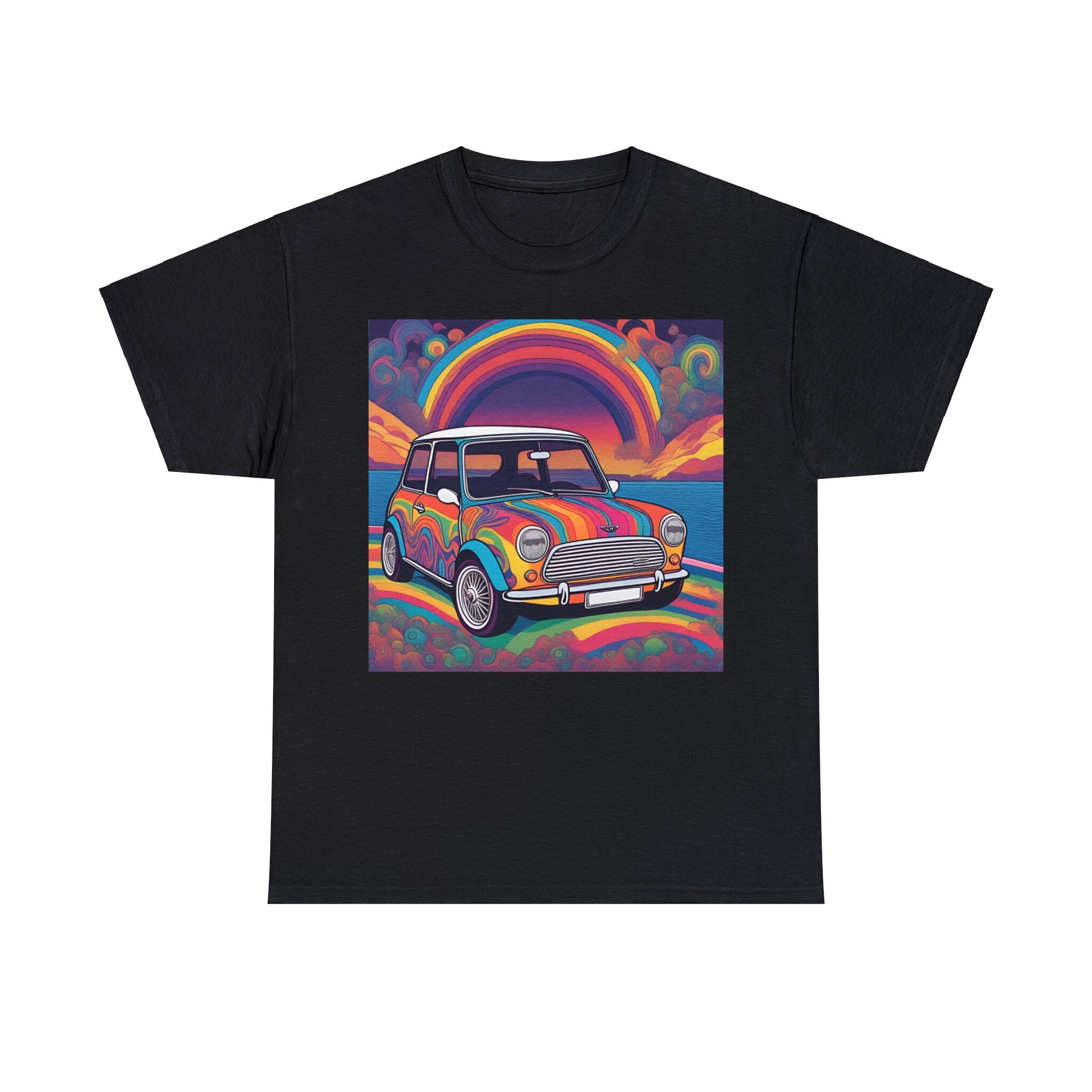 Colorful Mini Cooper T Shirt Vibrant Car Enthusiast Apparel Stylish Tee ...