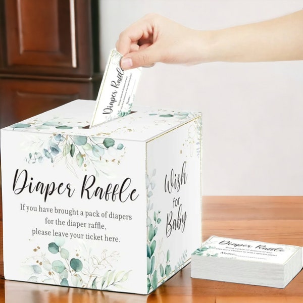 Diaper Raffle Box - Etsy