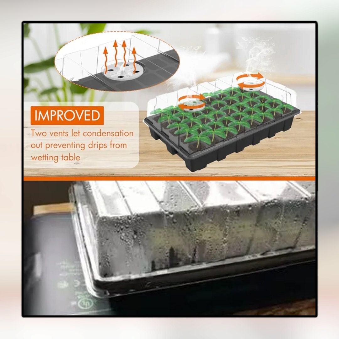 Complete 5-set Seed Starter Tray Kits Premium Plant Germination Trays ...
