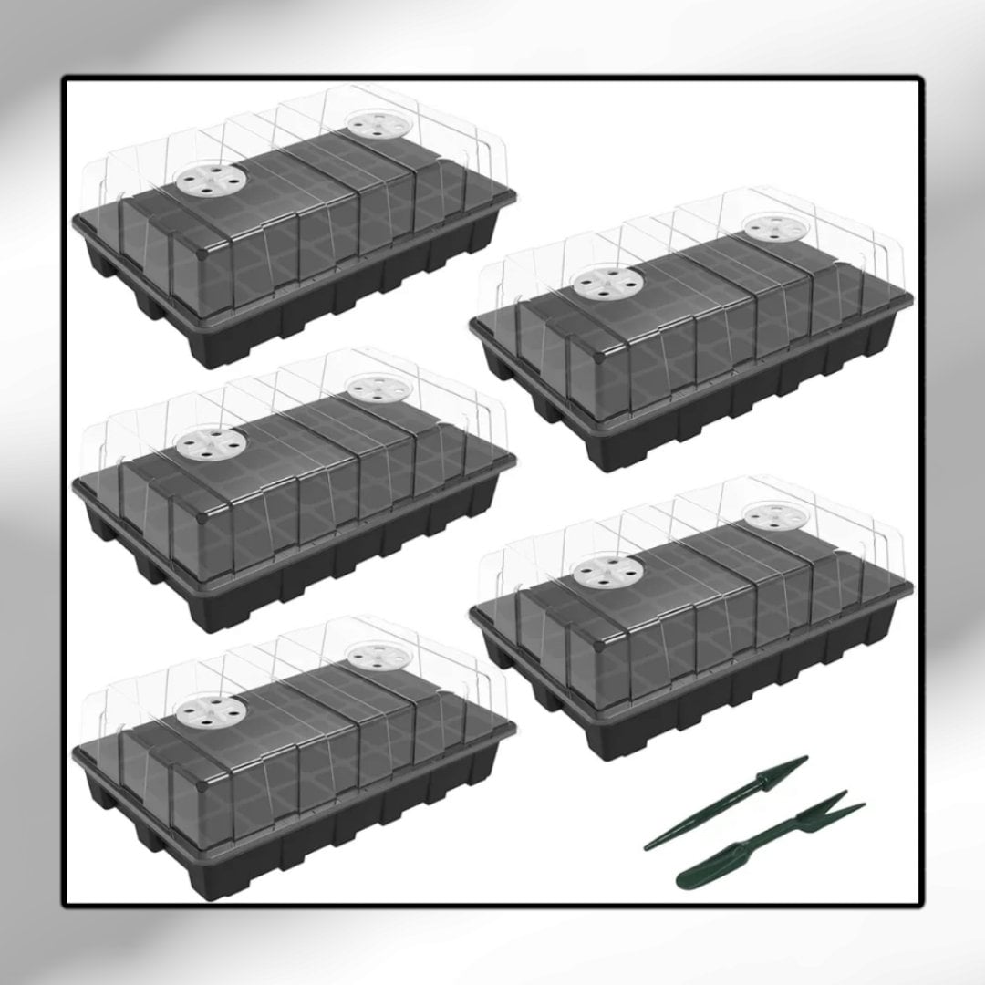 Complete 5-set Seed Starter Tray Kits Premium Plant Germination Trays ...