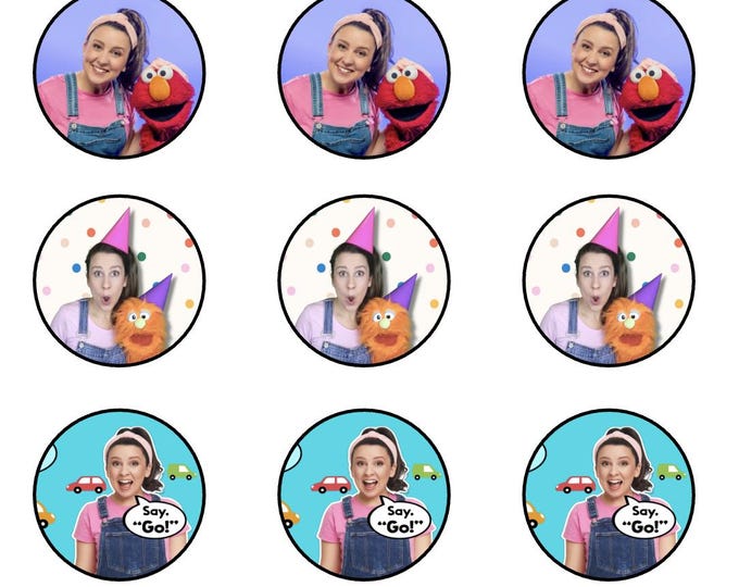 Pre-cut 15 X Edible Ms. Rachel Cake Toppers - Etsy UK