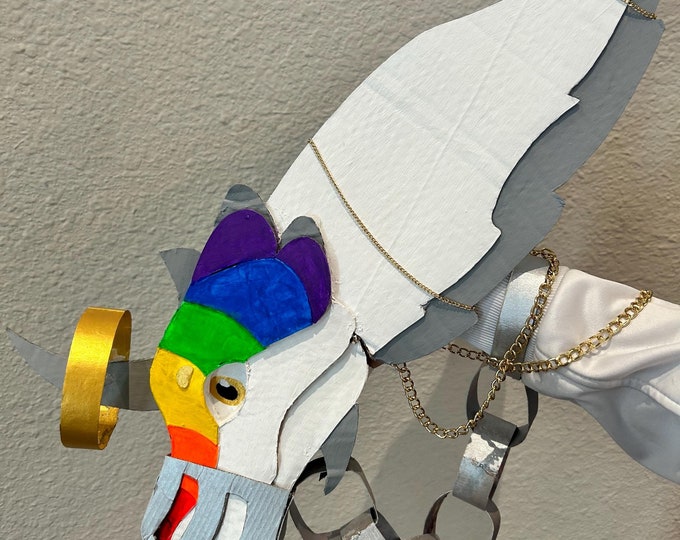 Cardboard Dragon Puppet - Etsy